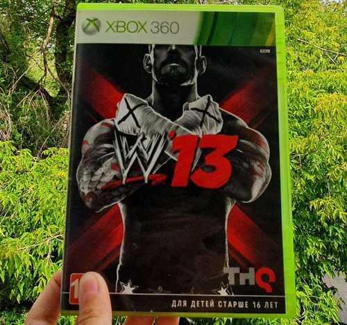 Диск на xbox 360 (WWE 13)