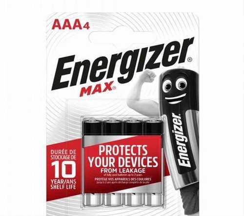 E3A-4B Батарейки мизинчиковые Energizer Max (609-1