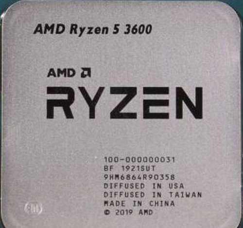 Процессор AMD Ryzen 5 3600