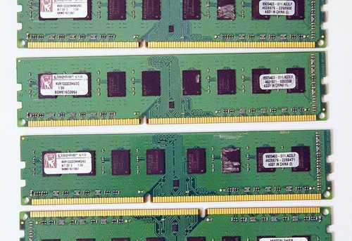 Комплект 6 планок Dimm DDR3 по 2 Gb Kingston