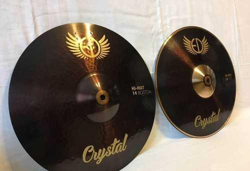 E&D Cymbals Crystal Hi-Hat 14''