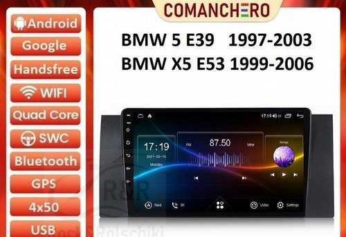 Магнитола BMW 5 E39, BMW X5 E53 Android