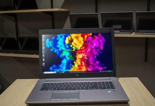 Профессиональный ноутбук HP ZBook 17 G5 4К 8gb вид