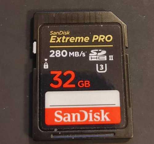 Sandisk extreme pro 32GB