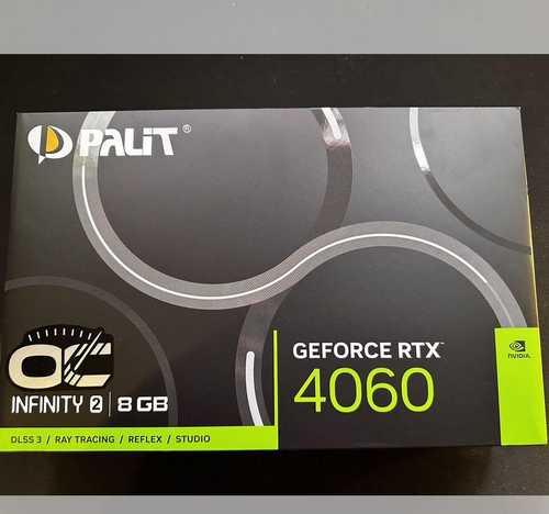 RTX 4060 Palit Infinity 2 OC новая на пломбе