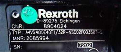 Гидронасос A4VG40 Rexroth на Terex SCL 515 и 824