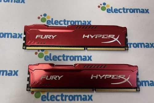 DDR3 8gb Kingston HyperX Fury 1600MHz (4gb x2)