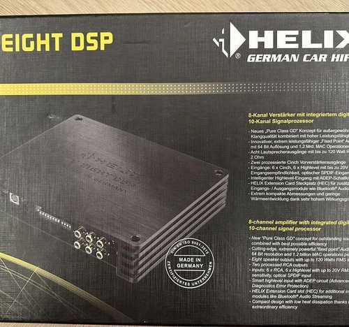 Усилитель звука helix V eight DSP