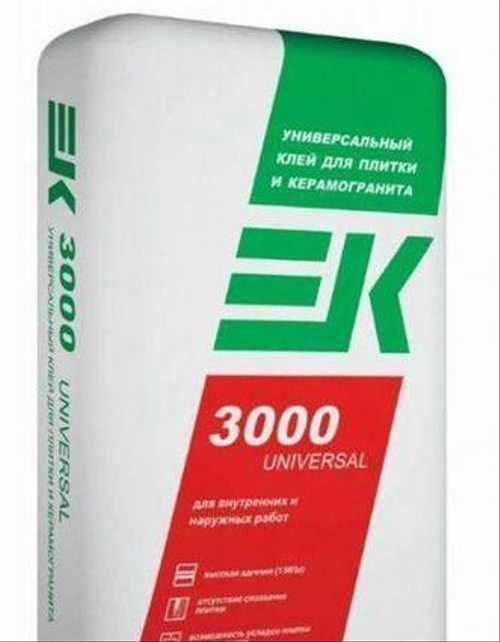 Клей плиточный Ек 3000 25кг