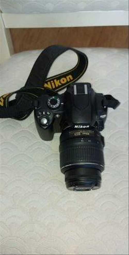 Фотоаппарат Nicon D60 с объективом 18-55 mm