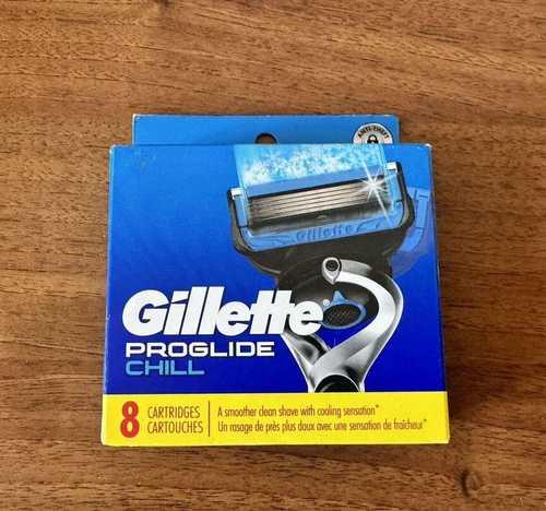 Лезвия для бритья Gillette Proglide Chill США