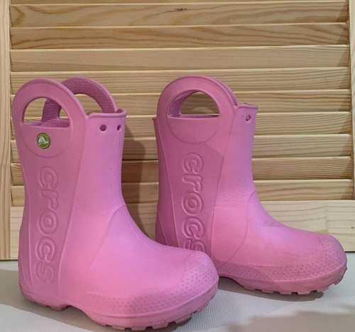 Crocs C 11 Резиновые сапоги для девочки