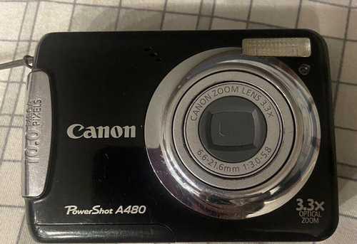 Компактный фотоаппарат canon powershot A480