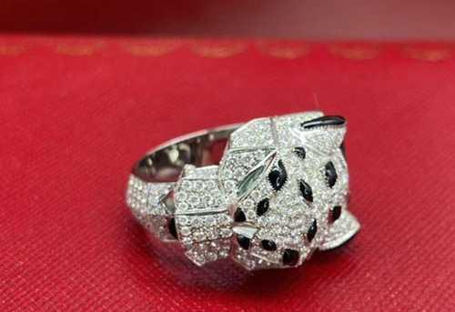 Кольцо Pantere de cartier белое золото