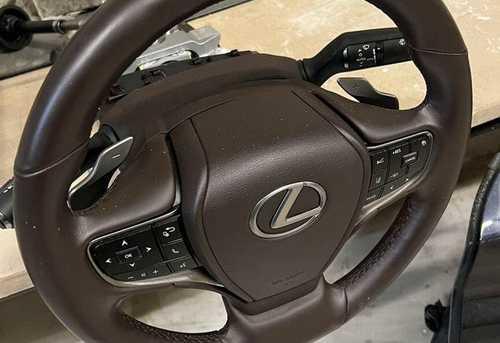 Руль коричневый Lexus ES 7