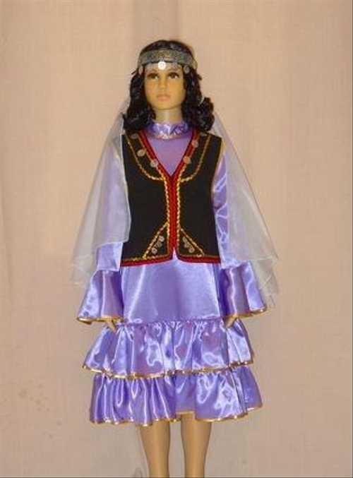 Башкирский национальный костюм детский