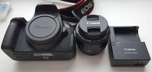 Canon 700D + Canon 50 1.8 Kit