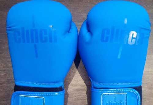 Боксерские перчатки Clinch "Mist" 14 oz синие