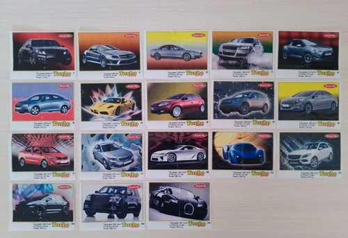 Вкладыши от жвачек