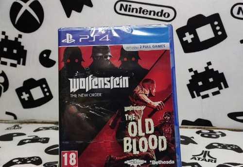 Wolfenstein: The New Order + The Old Blood PS4 New