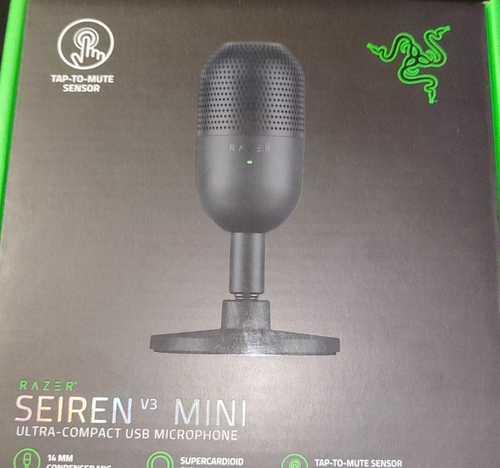 Микрофон razer seiren v3 mini черный