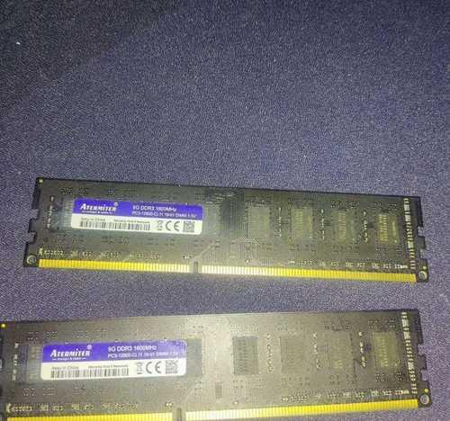 Atermiter ddr3 16gb(2x8gb) 1600mz