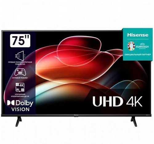 Телевизор Hisense 75A6K UHD 4K