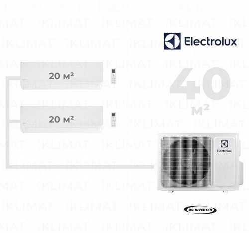 Мульти сплит система Electrolux на 40 м2