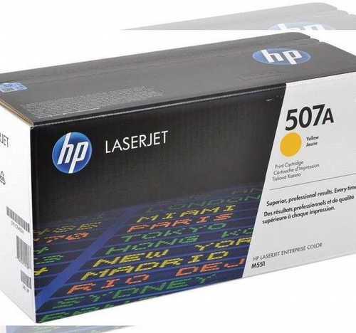 Картридж HP CE402A (507A) оригинальный для принтер