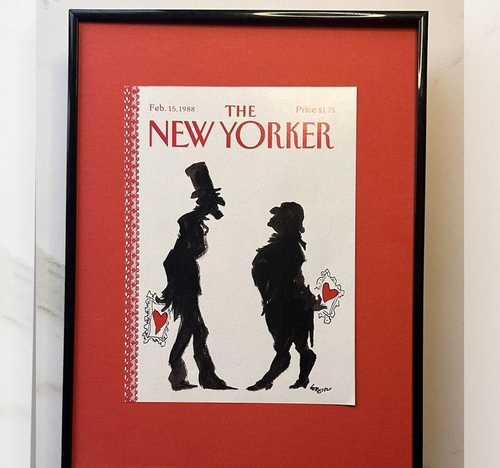 Ориг обложка The New Yorker от 15 февраля 1988
