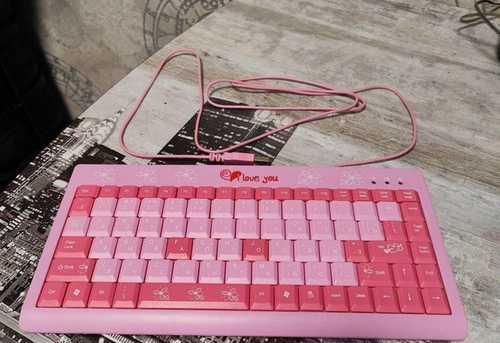 Клавиатура Sven Standart Mini 4000 pink USB
