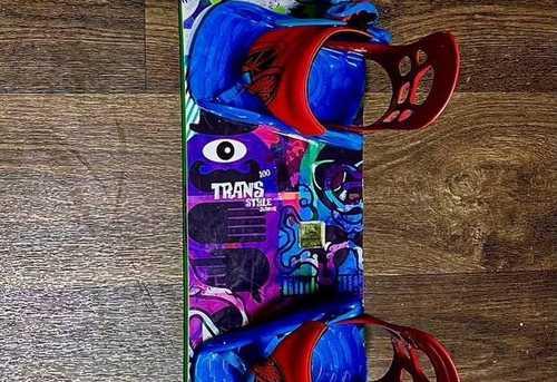 Сноуборд Trans Style Junior 100 + крепы Head хs