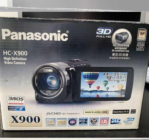 Видеокамера panasonic HC-X900EE-K