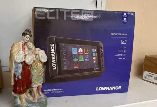 Наличие Lowrance Elite FS 9, датчик 3в1