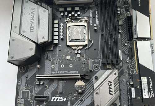 Msi mag Z390 tomahawk, i5-9600k, g.skill 3600