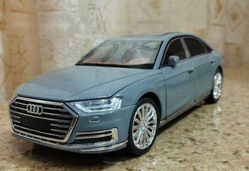 Audi A8 модель в масштабе 1:24 (21см) серая