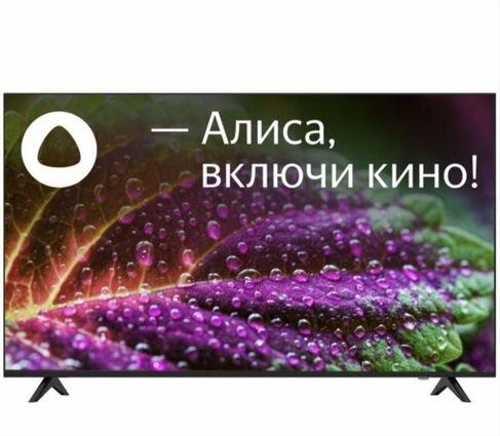 Телевизор 50" Hi vhix-50U169MSY. Яндекс. Новый