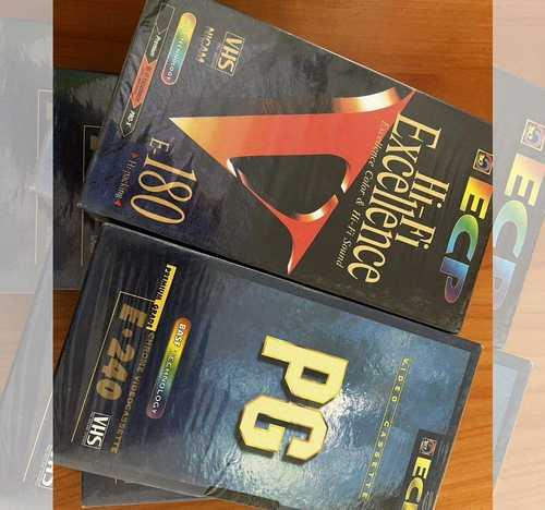 Видеокассеты vhs новые