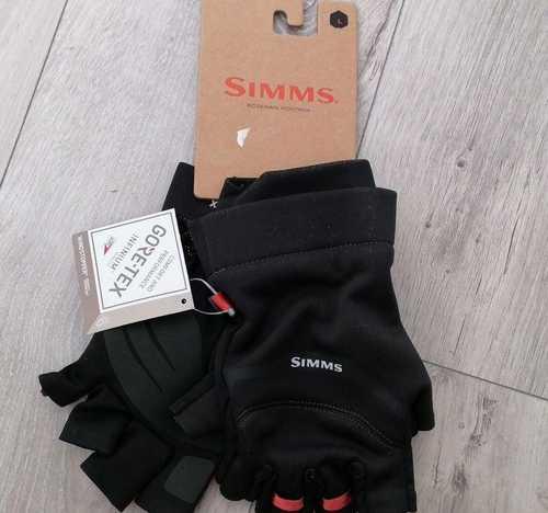 Перчатки Simms gore-TEX Infinium Half Finger, L