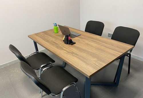 Переговорный стол лофт для офиса