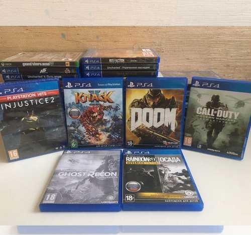 Doom/ Call of Duty/ Tom Clancy/ Knack/ Injustice