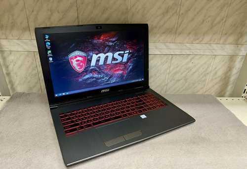 15.6" MSI GP62 8RC-083RU WOT Edition, 1512 ГБ, Core i5-8300H, RAM 16 ГБ, GeForce GTX 1050 2 ГБ