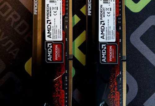 Оперативная память DDR4 AMD Radeon 16Gb 3200