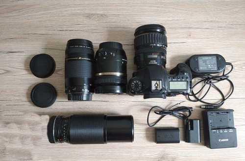 Фотоаппарат Canon EOS 6D с объективами