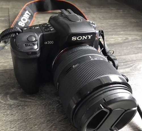 Фотоаппарат Sony alpha 300 / объектив SAL 18135