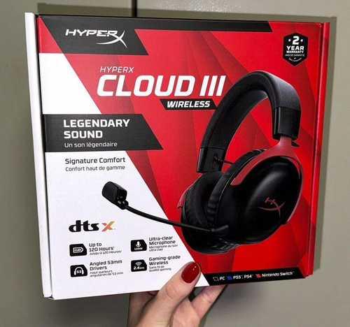 Беспроводные наушники HyperX Cloud 3 III Wireless