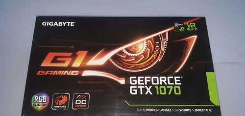 Gigabyte Geforce GTX1070 8GB Gaming G1