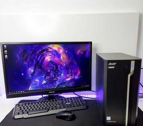 Пк Acer I5-7400/озу 8/SSD