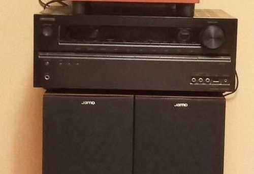 Набор акустики Jamo + ресивер onkyo nr-509