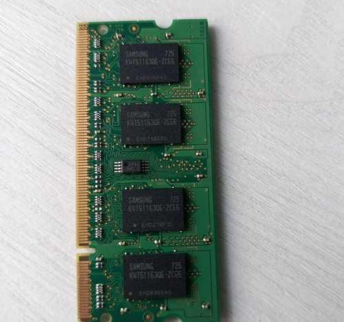 Оперативная память sodimm Samsung ddr2 533